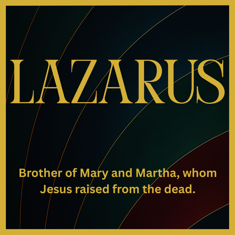 Lazarus – Who's Who In The Bible
